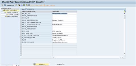 crmc ic actionprof sap tcode copy delete launch transactions