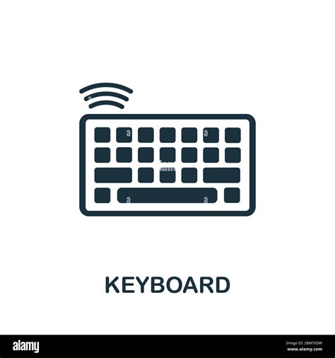 Simple Keyboard Vector