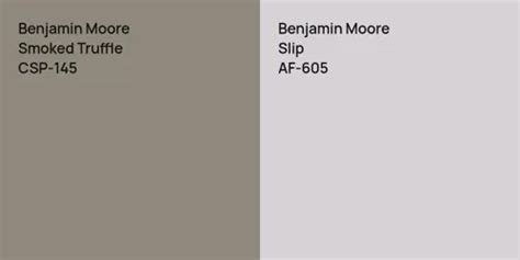 Benjamin Moore Smoked Truffle Vs Benjamin Moore Ashley Gray Comparison