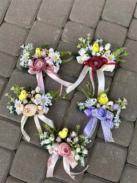 Прикраси на кошик кошики оптом дитячі кошики великодні кошики декор ве 70 грн Витвори