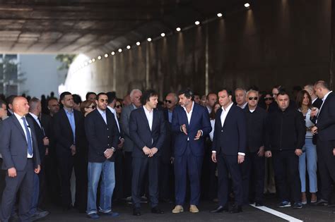 ირაკლი უნივერსიტეტისა და ქავთარაძის ქუჩების დამაკავშირებელი გვირაბის გახსნის ღონისძიებაზე