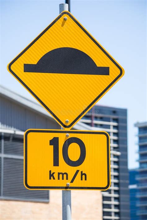 Australia Speed Limit Sign Stock Photo Image Of Roadway