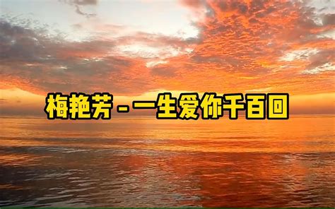 无损音质梅艳芳一生爱你千百回一转眼青春如梦 FM野潴点歌台 FM野潴点歌台 哔哩哔哩视频