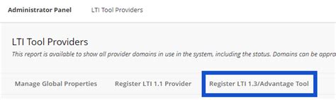 Configuring Universe Lti 13 Schedule Tool For Blackboard Universe
