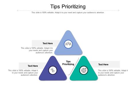 Tips Prioritizing Ppt Powerpoint Presentation Gallery Diagrams Cpb PowerPoint Slides Diagrams