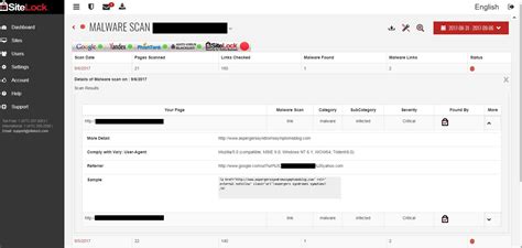 Sitelock Claimed Website Had Critical Severity Malware Due To Link To