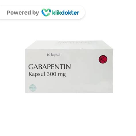 Jual Gabapentin 300mg 10 Kapsul Generik Shopee Indonesia