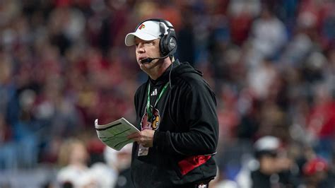 Louisville Football 3 Storylines For Jeff Brohm Cards At Acc Kickoff