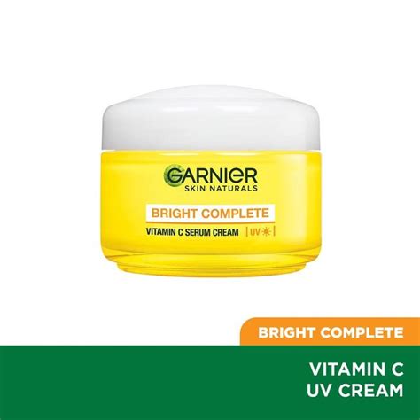 Garnier Bright Complete Vitamin C Serum Cream Uv Moisturizing Face Cream