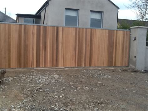 Timber Clad Sheeted Gates Electric Gates Hill Fabrication