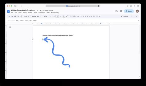 Writing Subscripts In Equations Google Docs Tutorial WebTipsTech