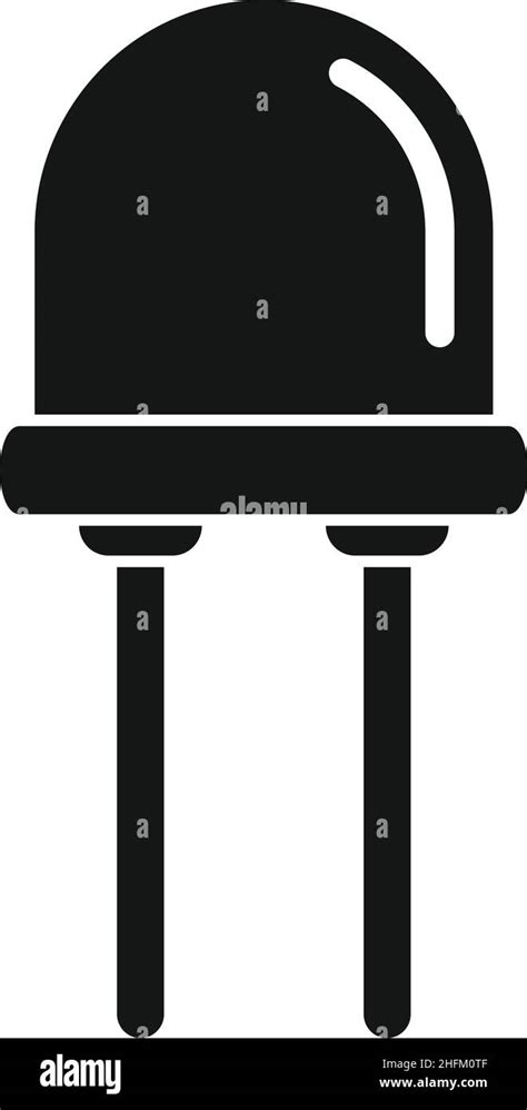Diode Element Icon Simple Vector Electric Power Resistor Component Stock Vector Image And Art