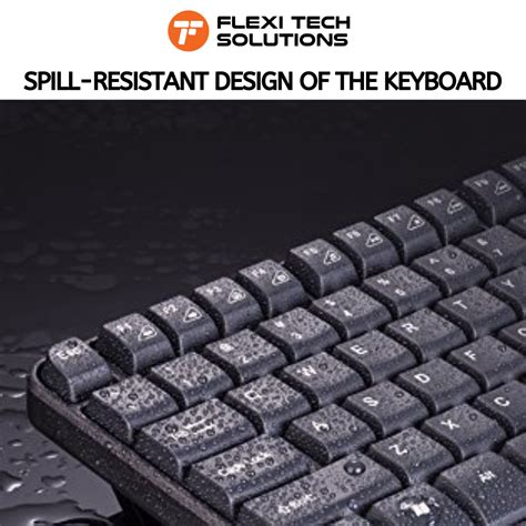 Rapoo E1050 Wireless Keyboard Black 2 4ghz Wireless Connection Flexi Tech