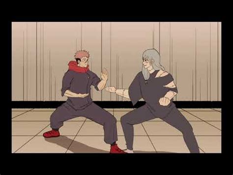 Jujutsu Kaisen — Itadori Yujis Manji Kick Animation Youtube