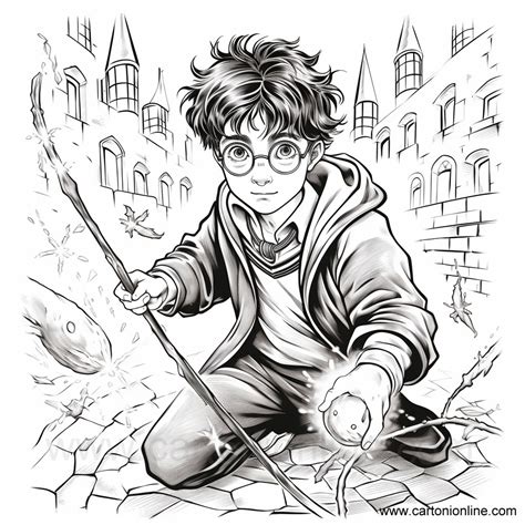 Disegno 02 Di Harry Potter Da Colorare