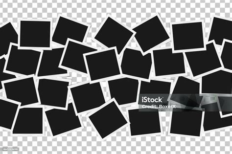 현실적인 프레임 고립 된 콜라주 서식 파일 디자인입니다 벡터 일러스트 레이 션 사진 예술 및 공예제품에 대한 스톡 벡터 아트 및 기타 이미지 사진 예술 및 공예제품