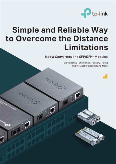 TP-Link MC100CM, MC110CS, MC111CS, MC112CS, TL-FC111A-20 Product Overview