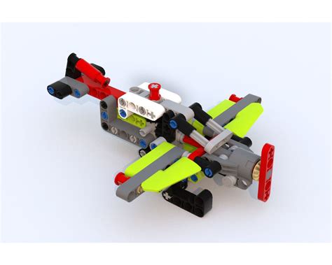 Lego Moc 35428 42102 Propeller Plane Technic Model Airport 2020