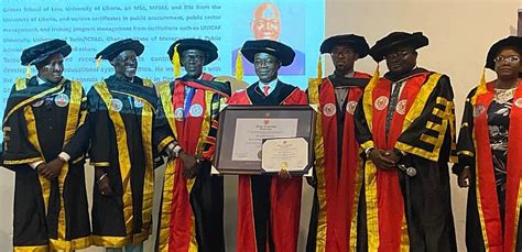 Pastor Blessed Uzochikwa Anurag Saxena 5 Others Receive Honorary Doctorate From Myles