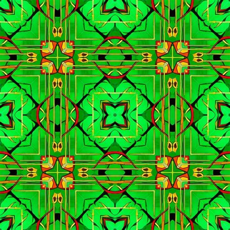 Premium Photo Seamless Kaleidoscope Pattern