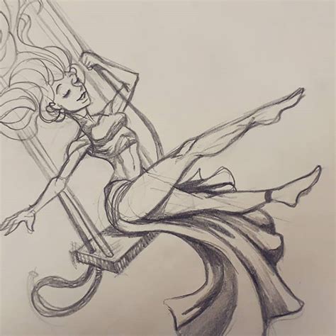 Acrobata Illustration Drawing Sketch Sketchbook Woman Beauty