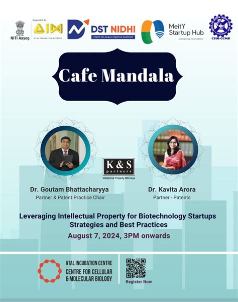 Atal Incubation Centre Ccmb On Linkedin Biotechnology Startup Intellectualproperty Ip