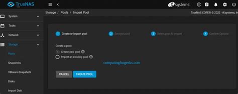 configure samba nfs webdav shares on truenas computingforgeeks