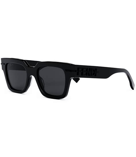 Fendi Mens Fendigraphy 51mm Geometric Sunglasses Dillards