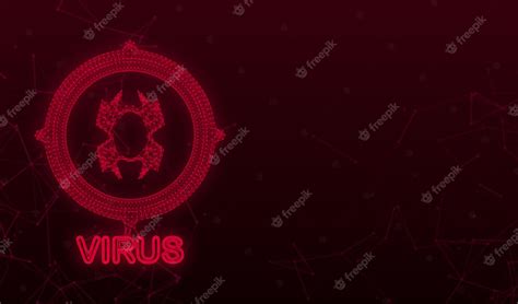 Premium Vector Danger Symbol Vector Illustration Virus Protection