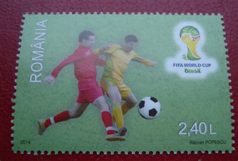 240 Lei 2014 Fifa World Cup 2014 2014 Romania Stamp 53439