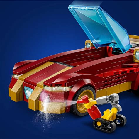 IRON MAN CAR BLACK PANTHER VS RED HULK THE TOY STORE
