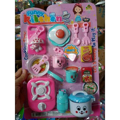 Jual Mainan Edukasi Kichen Set Lengkap Shopee Indonesia