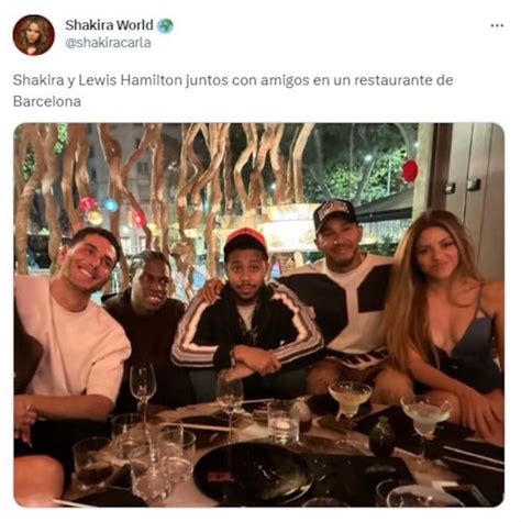 Shakira y Lewis Hamilton juntos otra vez en Barcelona Cómo fue la