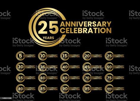 기념일 로고 템플릿 벡터 디자인 생일 축하 황금 기념일 상징 소책자 전단지 잡지 브로셔 포스터 웹 초대장 또는 인사말 카드