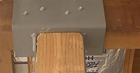 Was This Cap Installed Correctly One Of The Roof Beams Is Barely