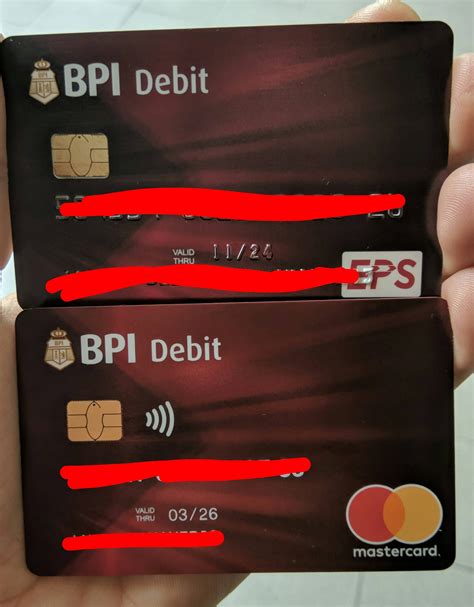 Look The New Bpi Atm Card With Mastercard Logo Philippines