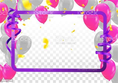 포스터 디자인입니다 여름 풍선에 대 한 전단지 또는 포스터 템플릿 3차원 형태에 대한 스톡 벡터 아트 및 기타 이미지 3차원 형태 7월 개념 Istock