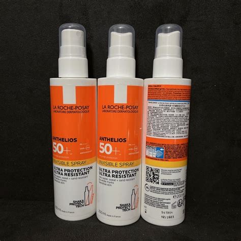 La Roche Posay 理膚寶水 安得利清爽夏卡防曬噴液spf50 200ml 台灣公司貨無積點 防曬乳 蝦皮購物