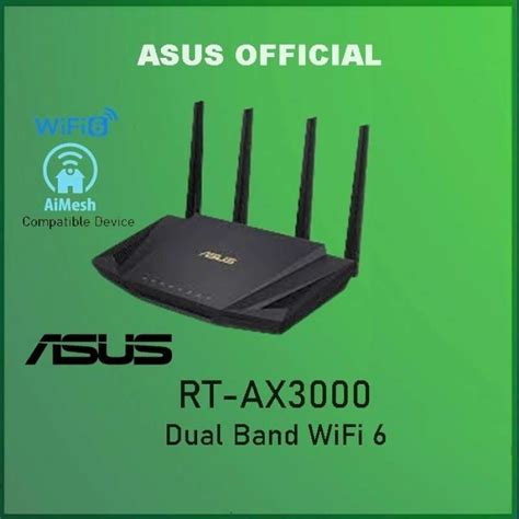 Promo Rt Ax3000 Dual Band Wifi 6 Router Ax3000 Diskon 23 Di Seller