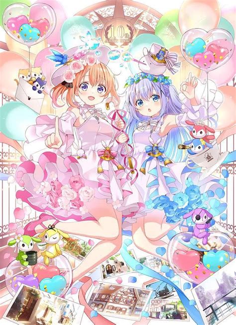 Gochiusa Anime 10th Anniversary Illustration Revealed R Gochiusa