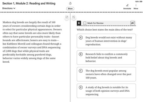 Bluebook Psat 10nmsqt Readingwriting Module 2 Hard Question 8 U