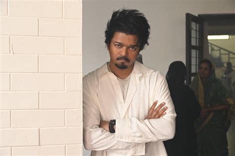 The Greatest Of All Time Stills Feat Dual Vijay As Father Gandhi De