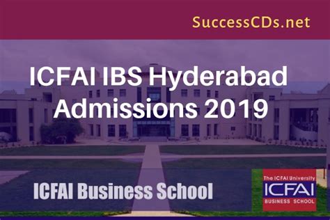 Ibs Hyderabad Bba Admission 2019 Dates Eligibility Application