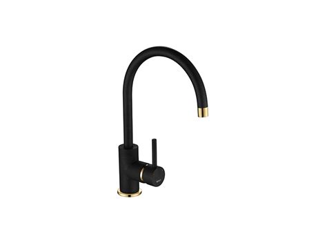 PURQUARTZ COURBE GOLD BRASS Sinks Taps