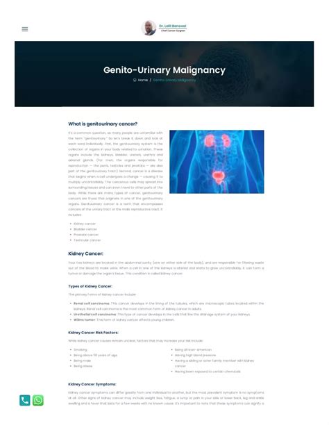 Ppt Genito Urinary Malignancy Dr Lalit Banswal Surgical Oncologist