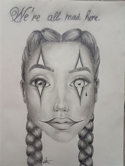 Cute Clown Drawings In Pencil