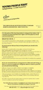 Adult Code Of Conduct For Leaders In Scouting Yellow Card Scouts Hereford Worcester