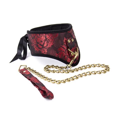 New Neck Collar Bdsm Bondage With Chain Fetish Collar Sex Restraints