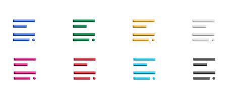 Free Copy Writing Icon Set Colored Symbols Graphic Elements 16617458