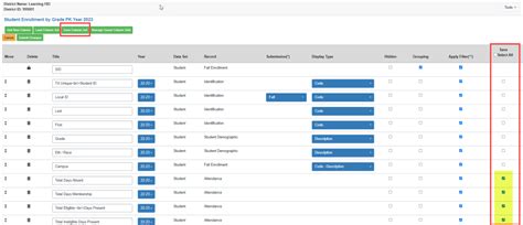 Column Options Ondatasuite Knowledgebase